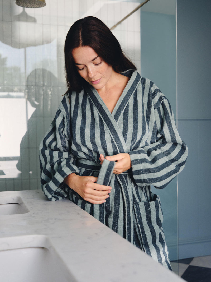 Robes de chambre et d'intérieur de luxe en lin et coton | Piglet in Bed UK