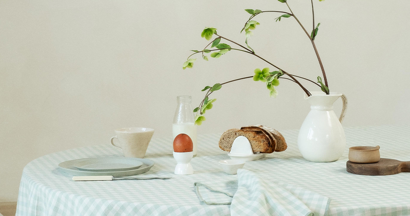 Table linens UK | Luxury linen table cloths | Piglet in Bed UK