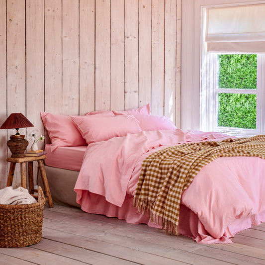 linen-blend-bedding | Piglet in Bed UK