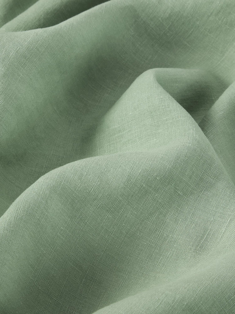 Sage Green Linen Blend Sheet Set | Piglet in Bed UK