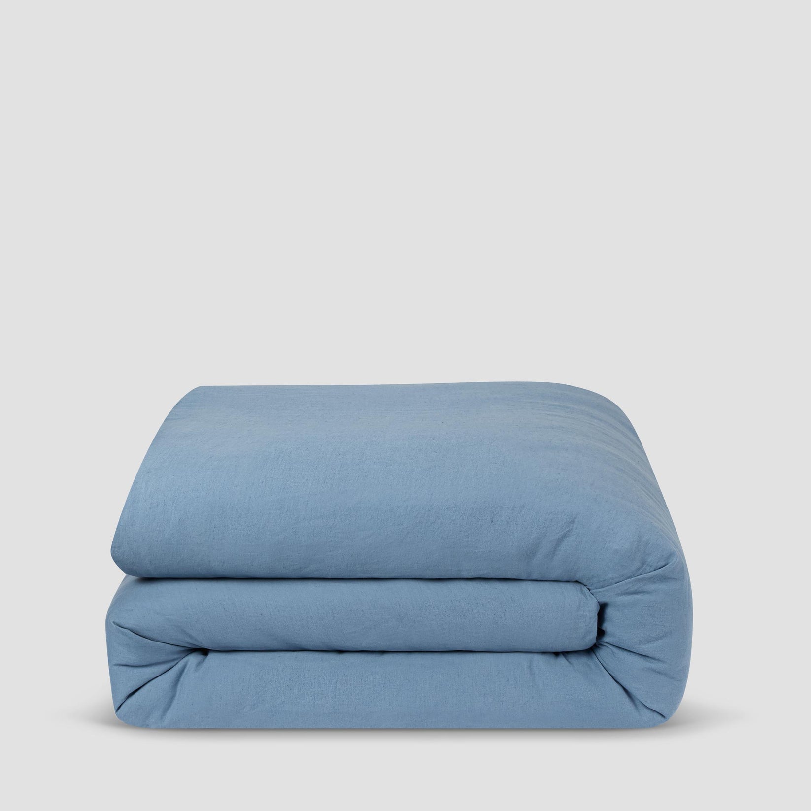 Dusk Blue 100% Linen Duvet Cover | Piglet in Bed UK