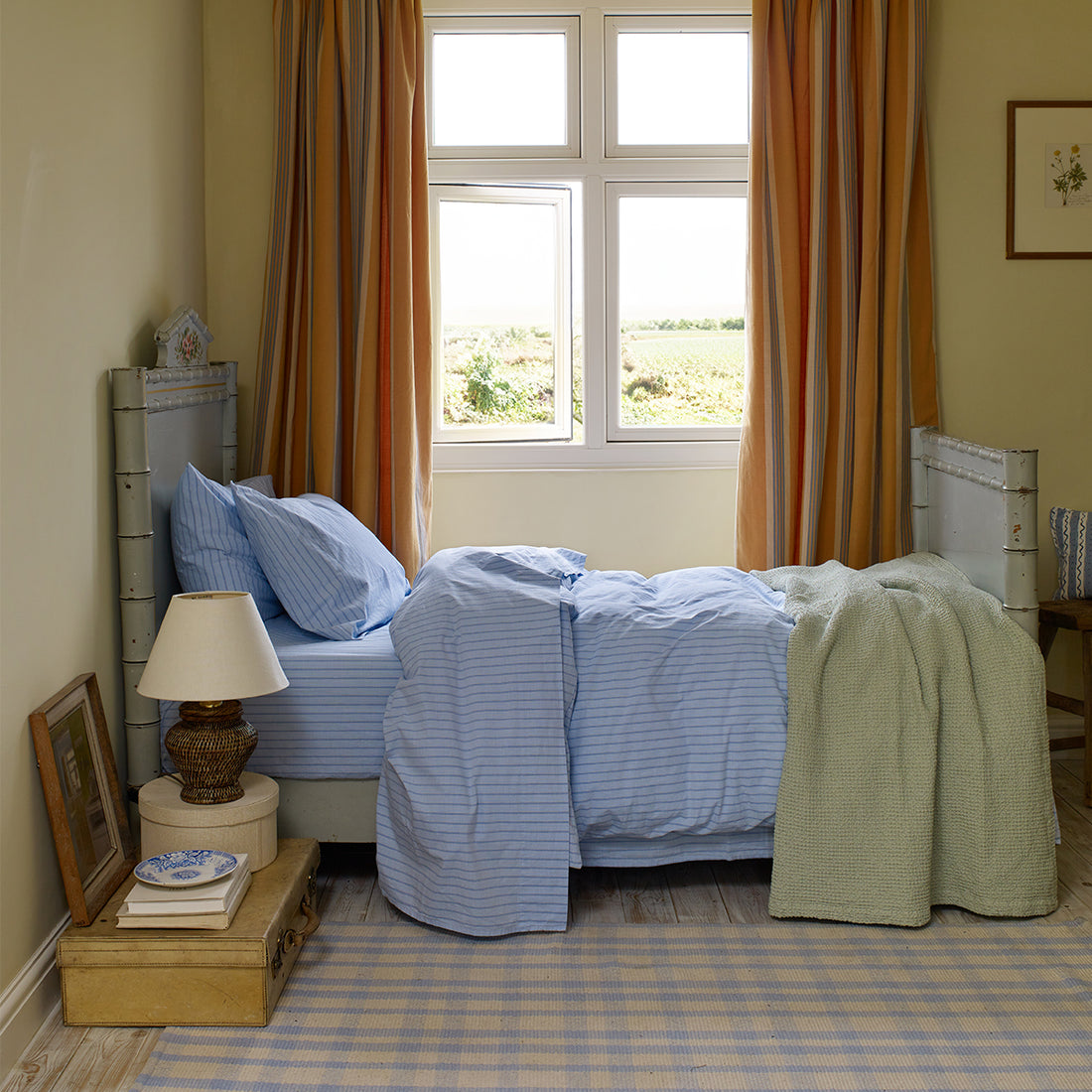 French Rose Washed Cotton Percale Duvet Cover | Piglet in Bed UK