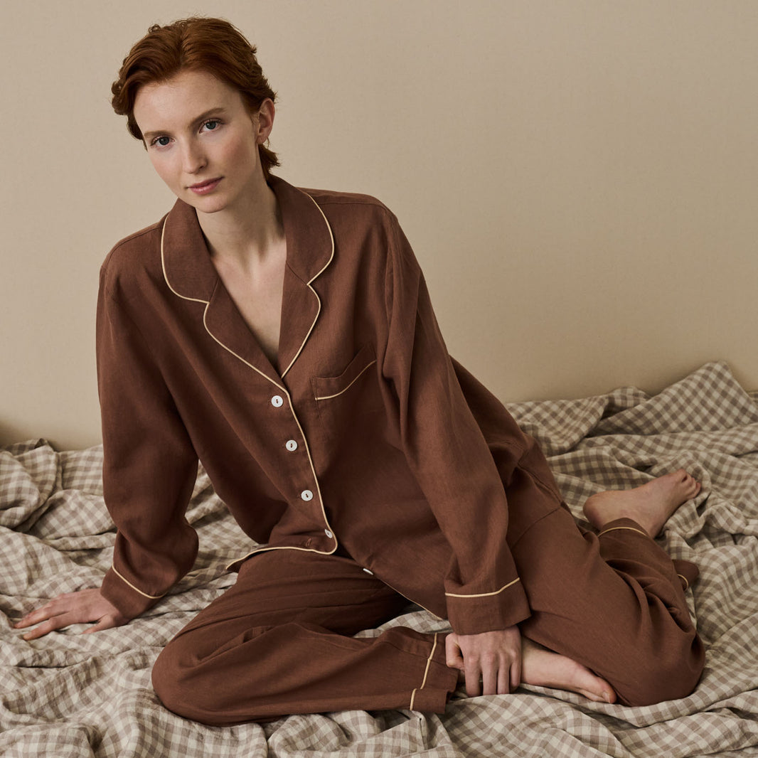 Linen pyjamas, tops, bottoms & linen PJ sets UK | Page 2 | Piglet in Bed UK