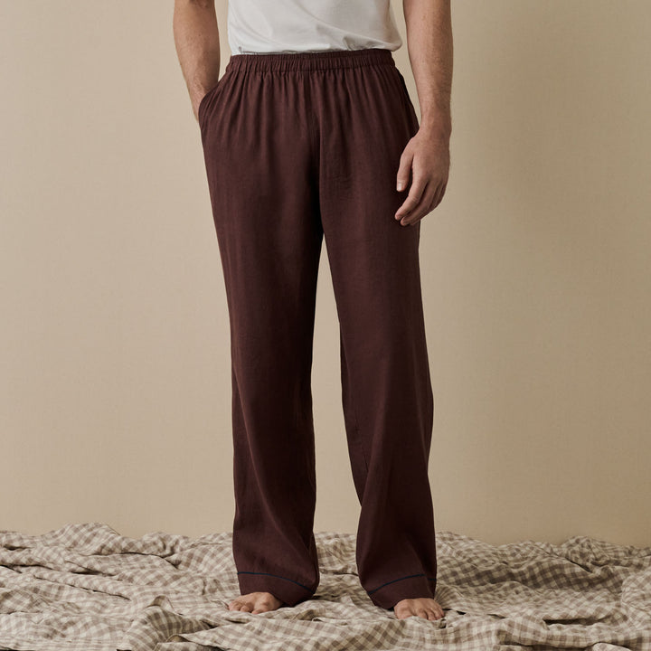 Men's linen pyjamas made from natural linen | Piglet in Bed UK