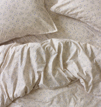 Spring Sprig Floral Cotton Cropped Trouser Set | Piglet in Bed UK