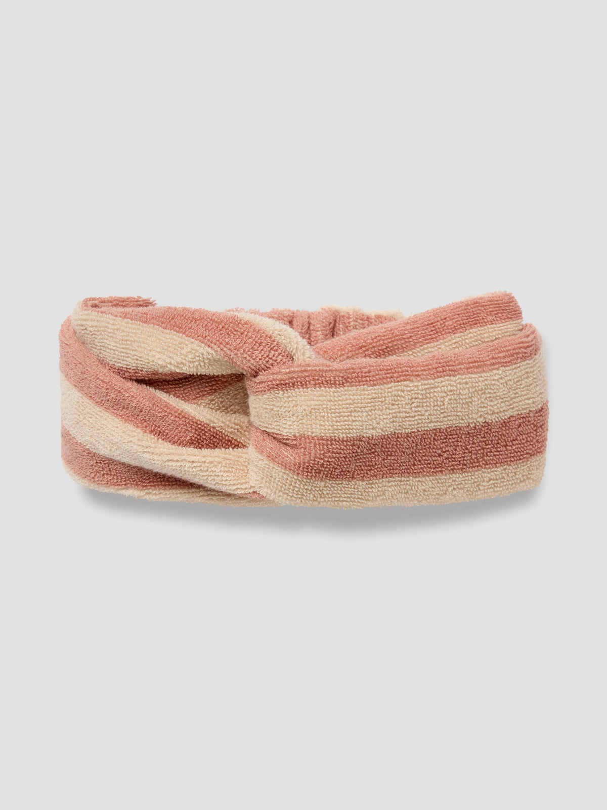 Sand Shell Pembroke Stripe Cotton Headband | Piglet in Bed UK
