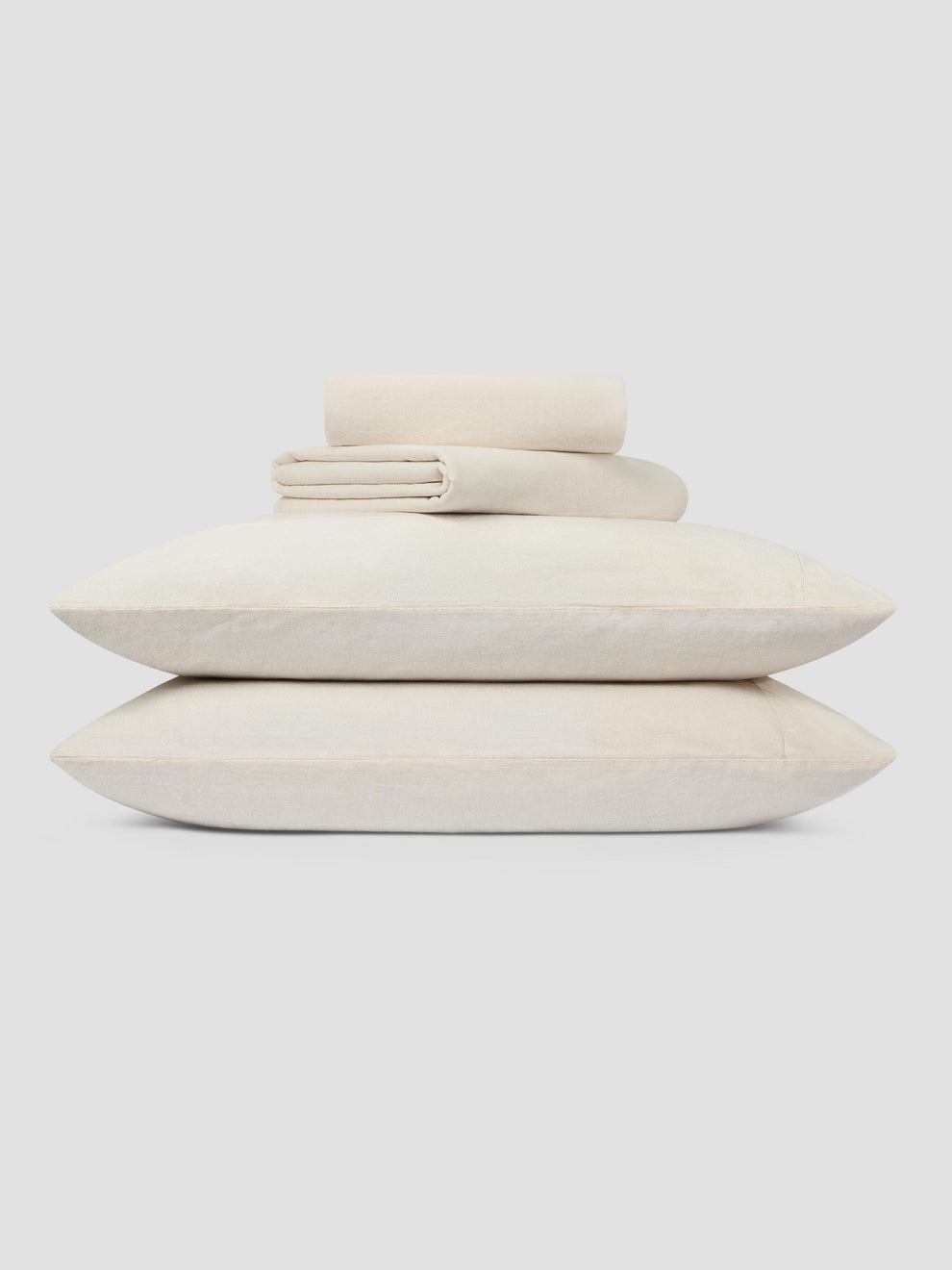 Pearl Linen Blend Sheet Set | Piglet in Bed UK