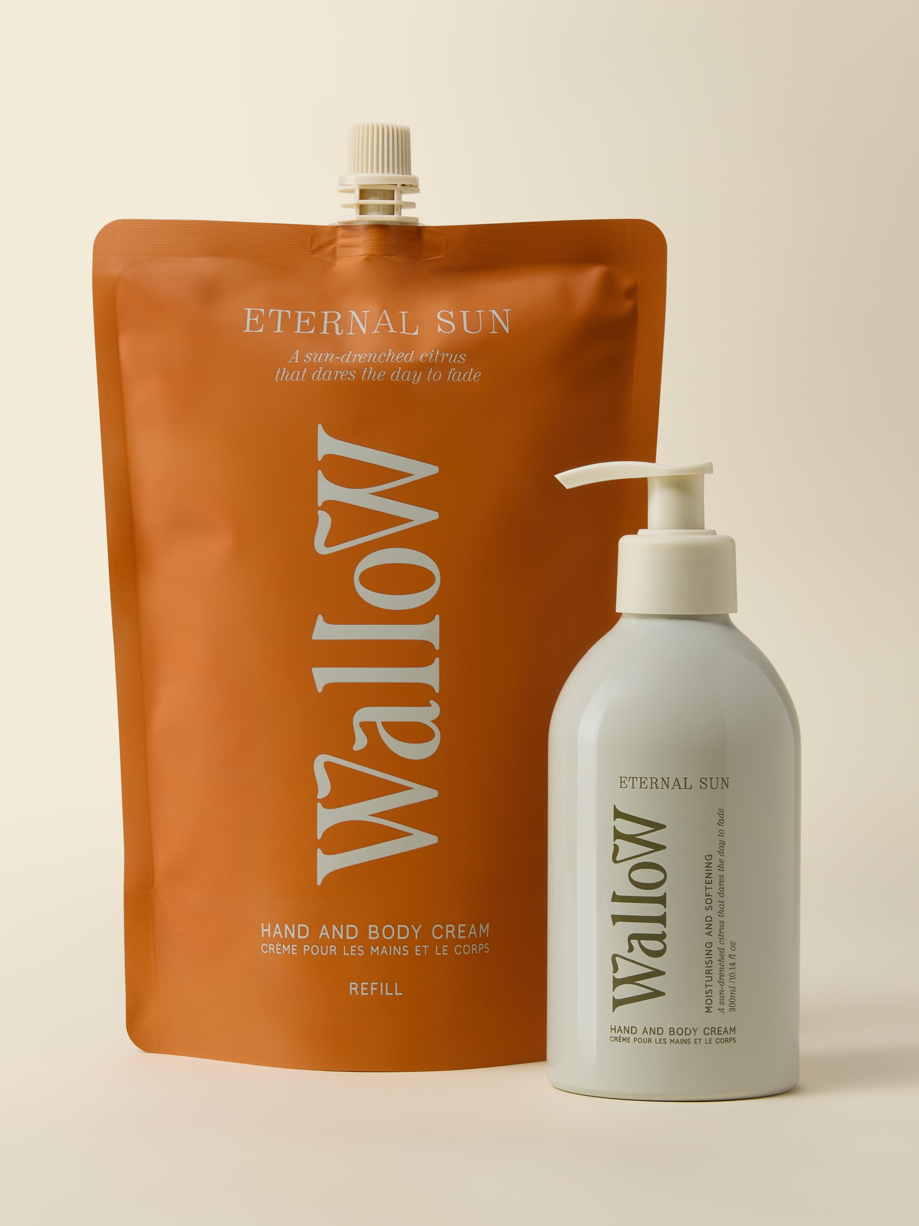 Wallow Eternal Sun Hand & Body Cream Refill | Piglet in Bed UK