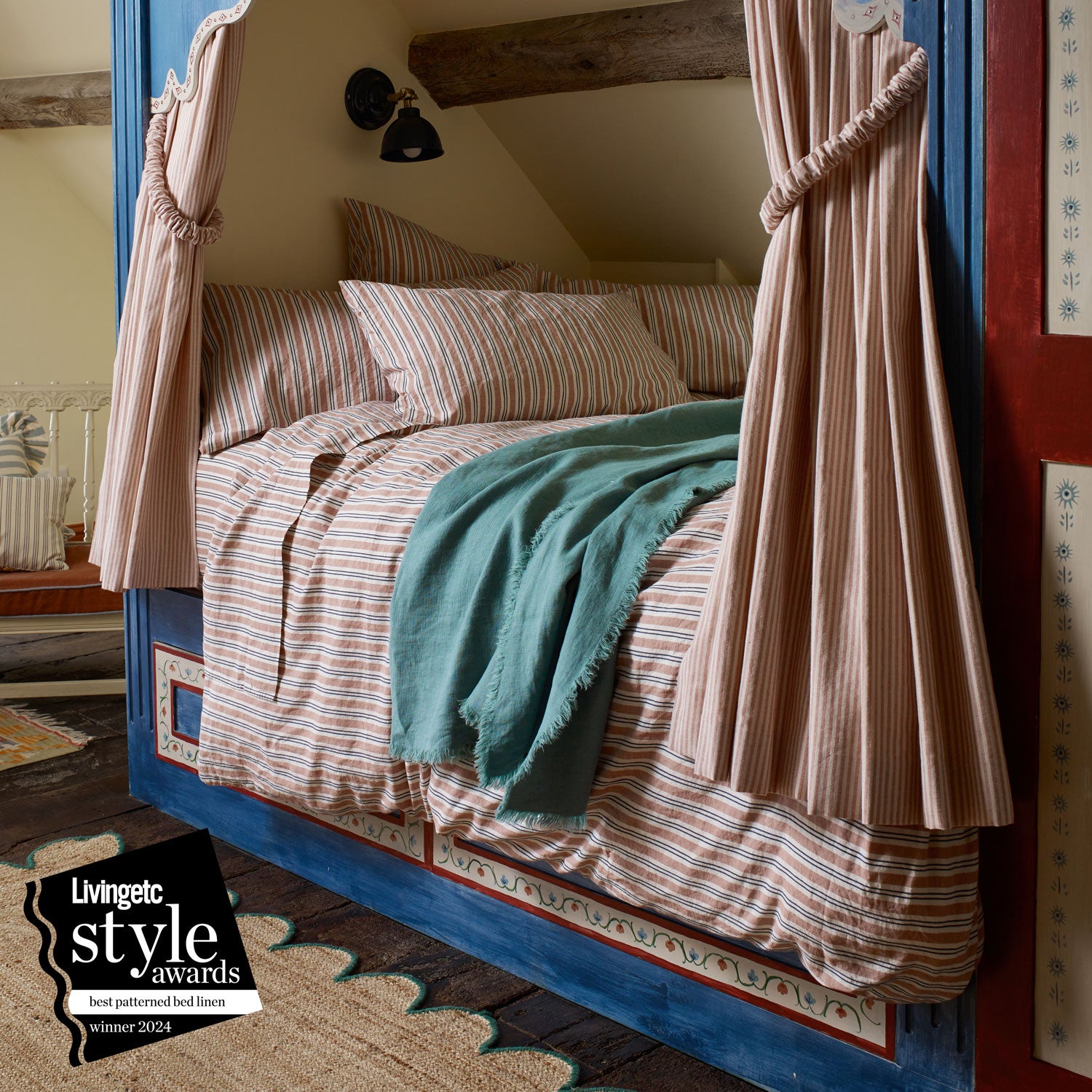 Warm Clay Linen Blend Pillowcase (Pair) | Piglet in Bed UK