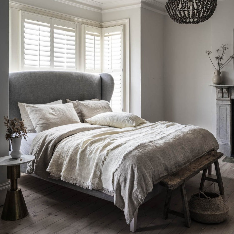 Linen Bedding UK Natural & Washed | Piglet in Bed UK