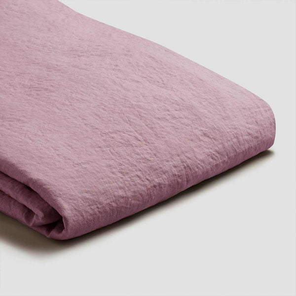 Raspberry Linen Duvet Cover | Piglet in Bed UK