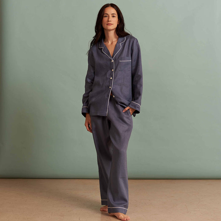 Luxury Linen Sleepwear | Piglet in Bed UK