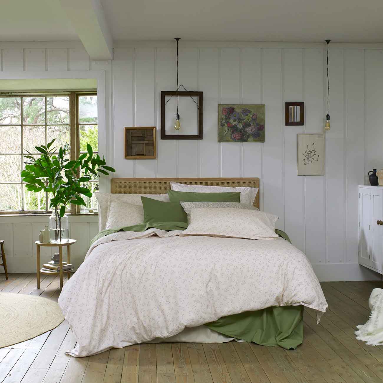 French Rose Washed Cotton Percale Duvet Cover | Piglet in Bed UK