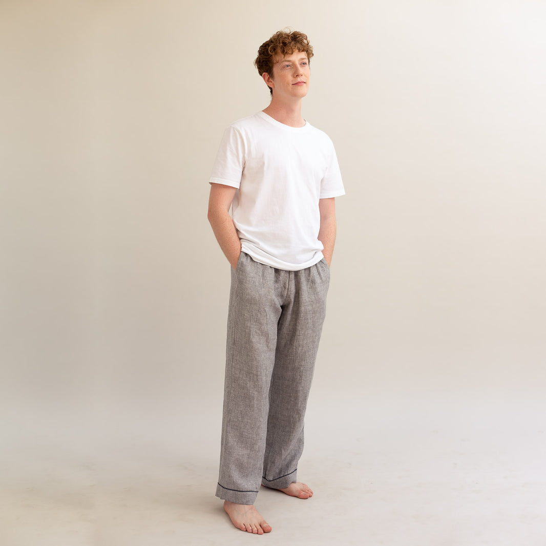 Luxury Linen Sleepwear | Piglet in Bed UK