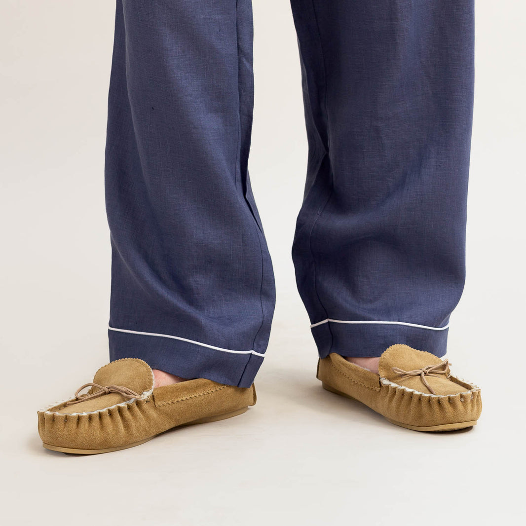 Men's linen pyjamas made from natural linen | Piglet in Bed UK